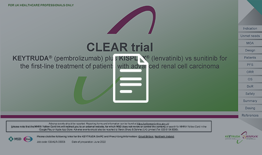 KEYTRUDA® (pembrolizumab) in combination with KISPLYX® (lenvatinib ...